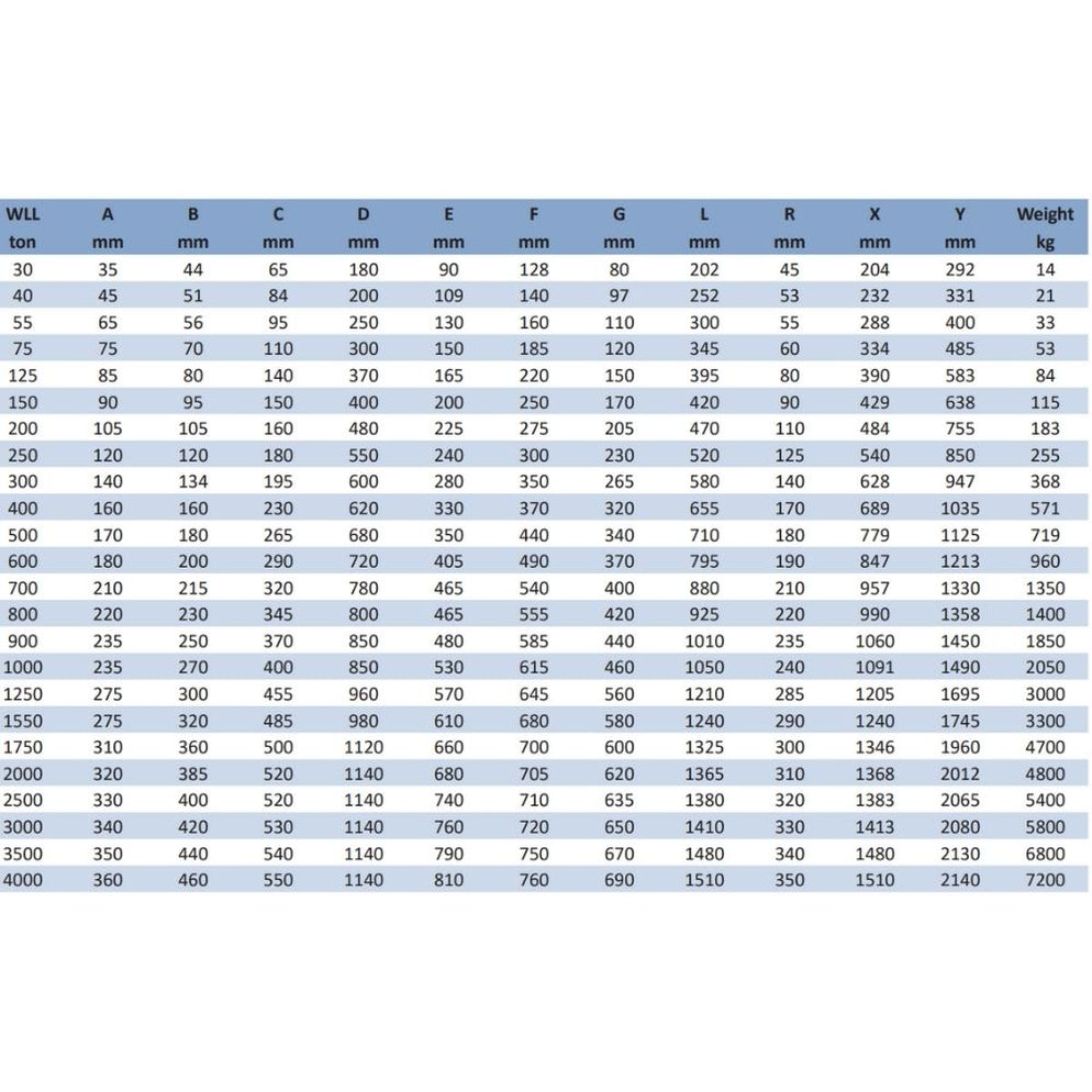 GN Sling Schackle (wide body) - H14 | Fk-marine.com - Offshore, Deep ...