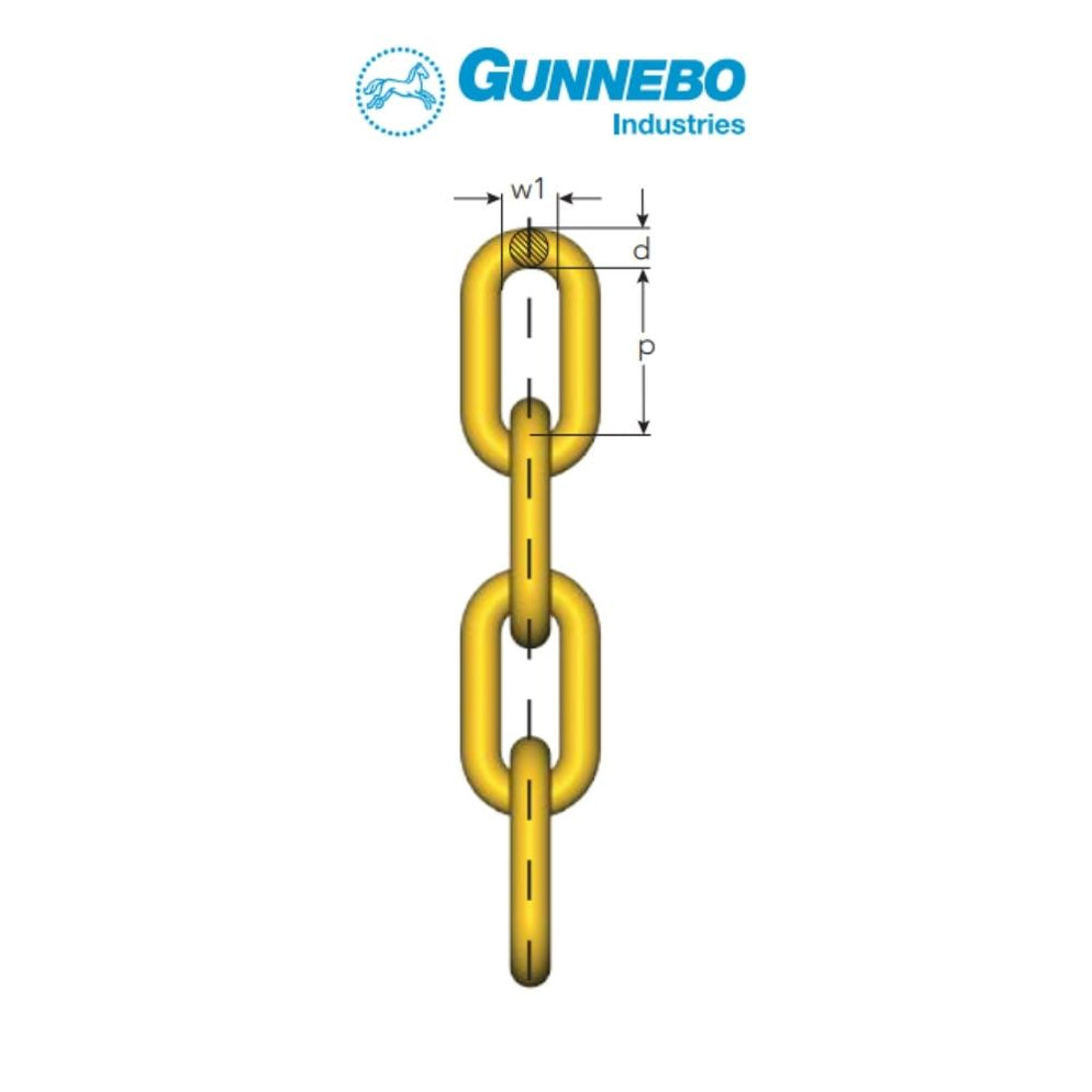 MLFU Mid-Link Chain - Grade 8 - Gunnebo Industries | Fk-marine.com ...