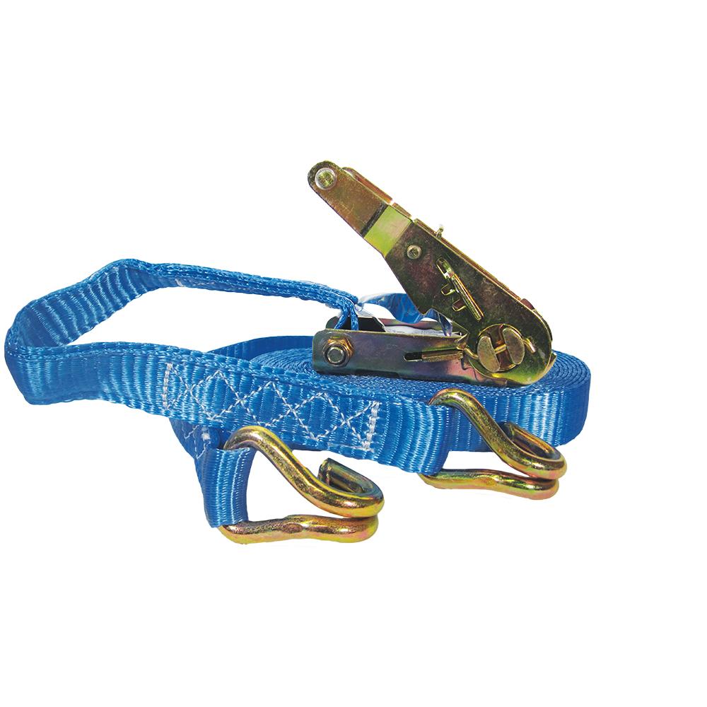 Ratchet Strap With Hooks - 25mm/0,5+5,5m - 1,5T | Fk-marine.com ...